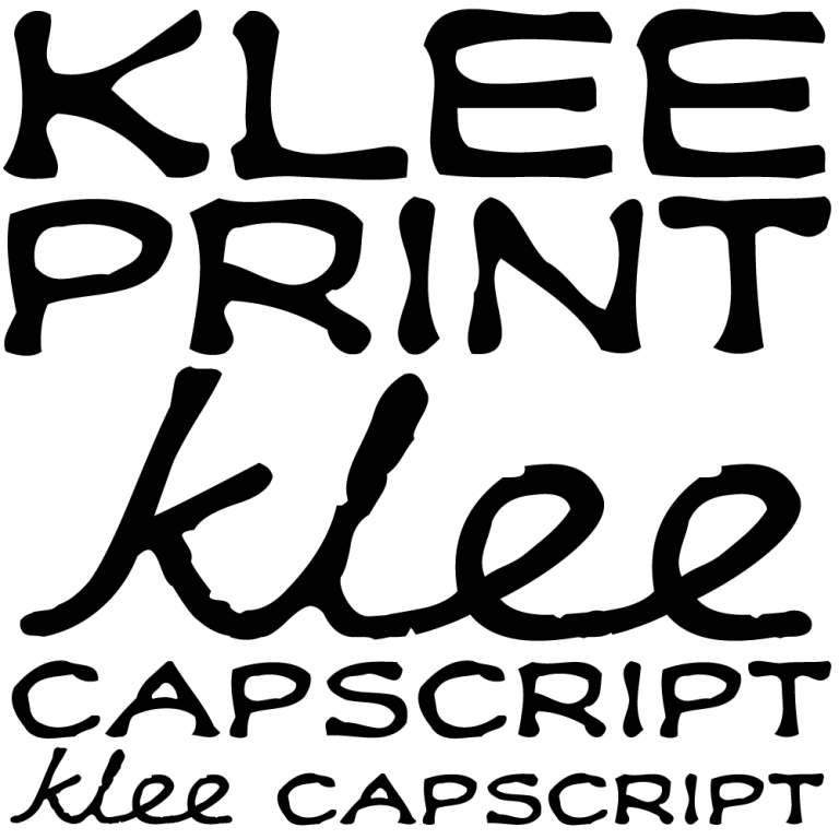 Klee Print and CapScript – K-Type