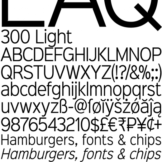 Sinkin Sans Narrow – K-Type