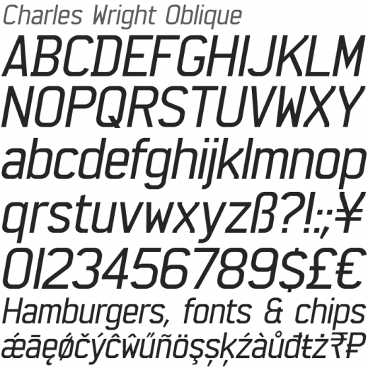 Charles Wright – K-Type